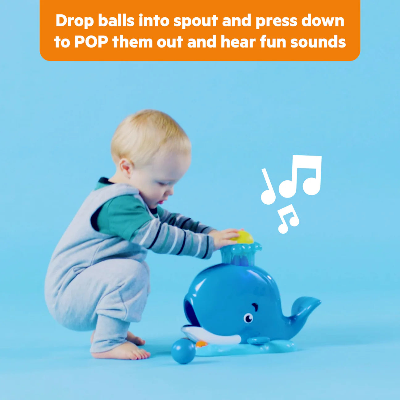 Silly Spout Whale Popper - Baby Einstein – Bíumbíum & Von verslun